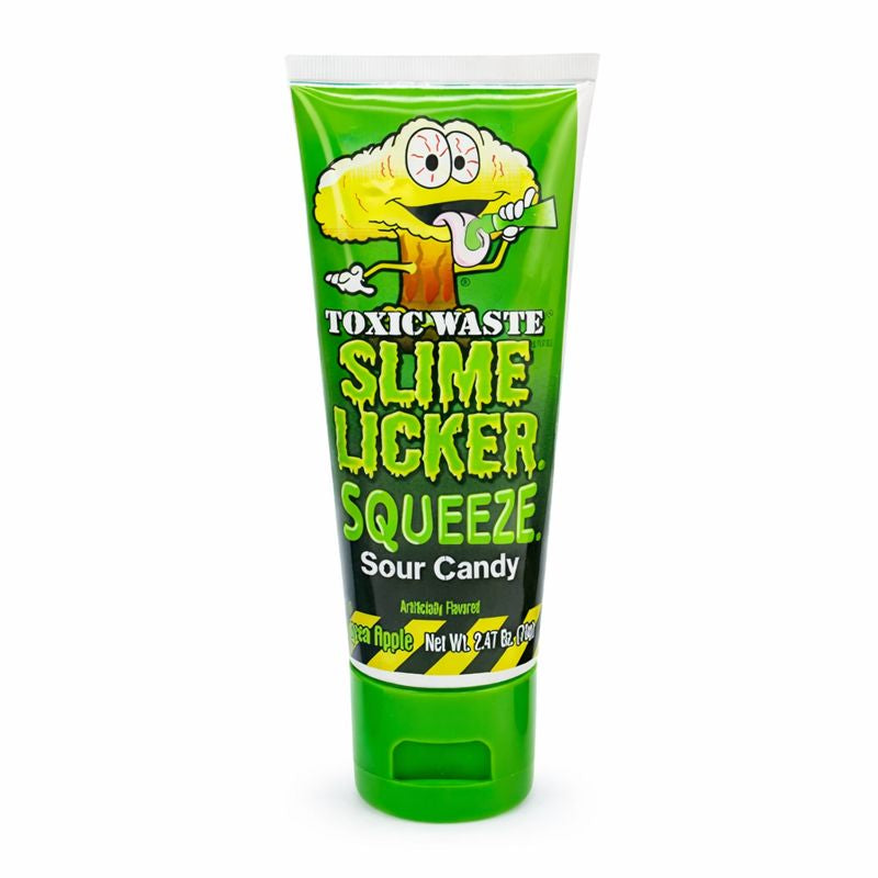 Toxic Waste Slime Licker Squeeze Gel Green Apple 70g – KKB Sweets And More