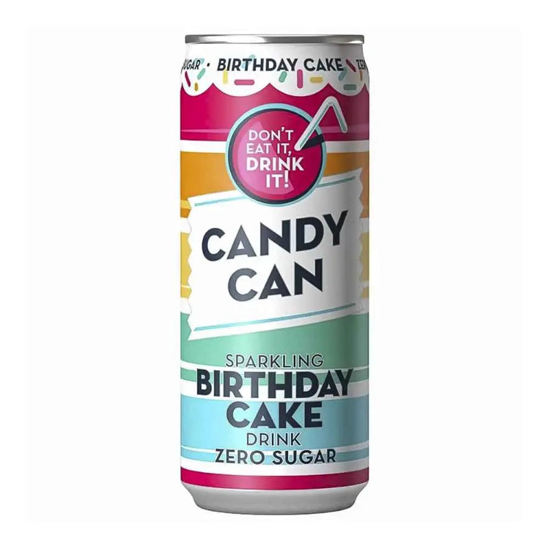Candy Can Birthday Cake Flavour 330ml – KKB Sweets And More