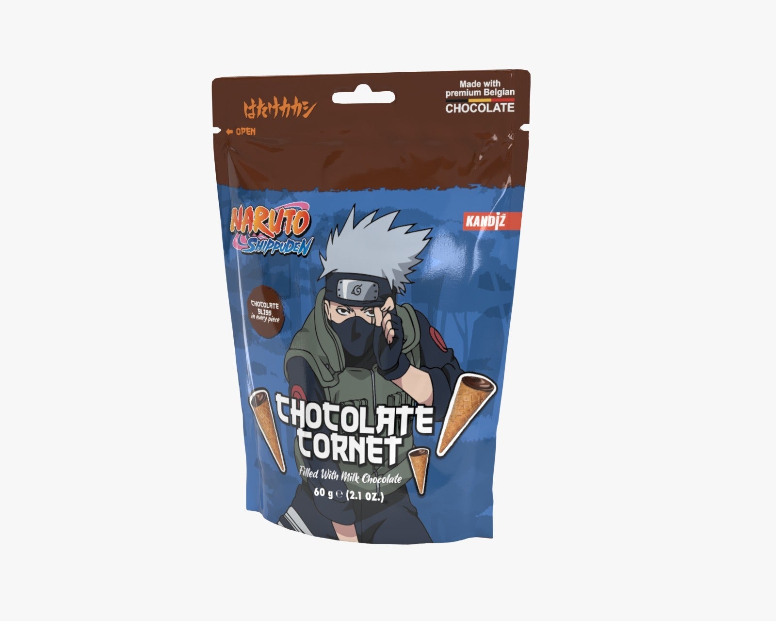 Naruto Fun Bites Choco Cornet 80g – KKB Sweets And More
