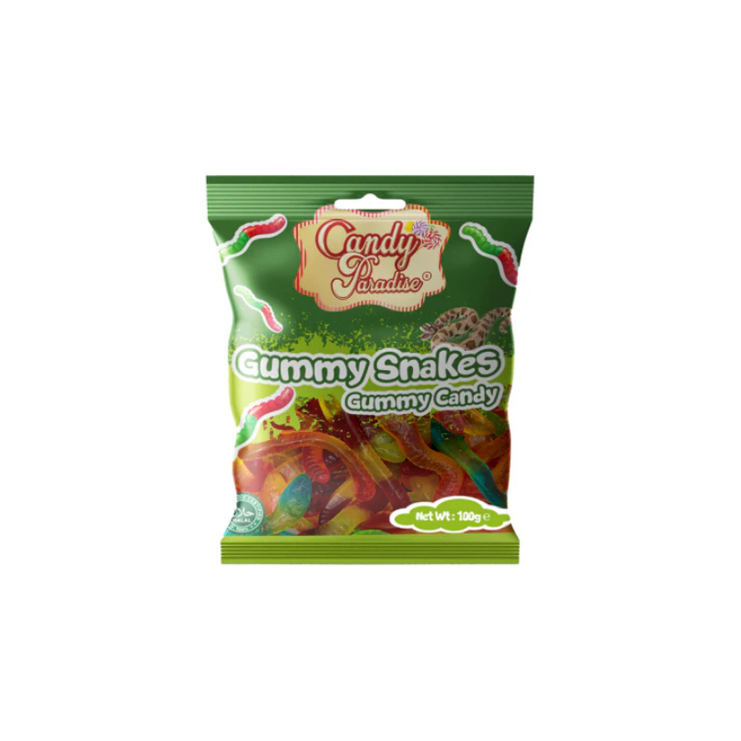 Candy Paradise Gummy Snake 100g – KKB Sweets And More