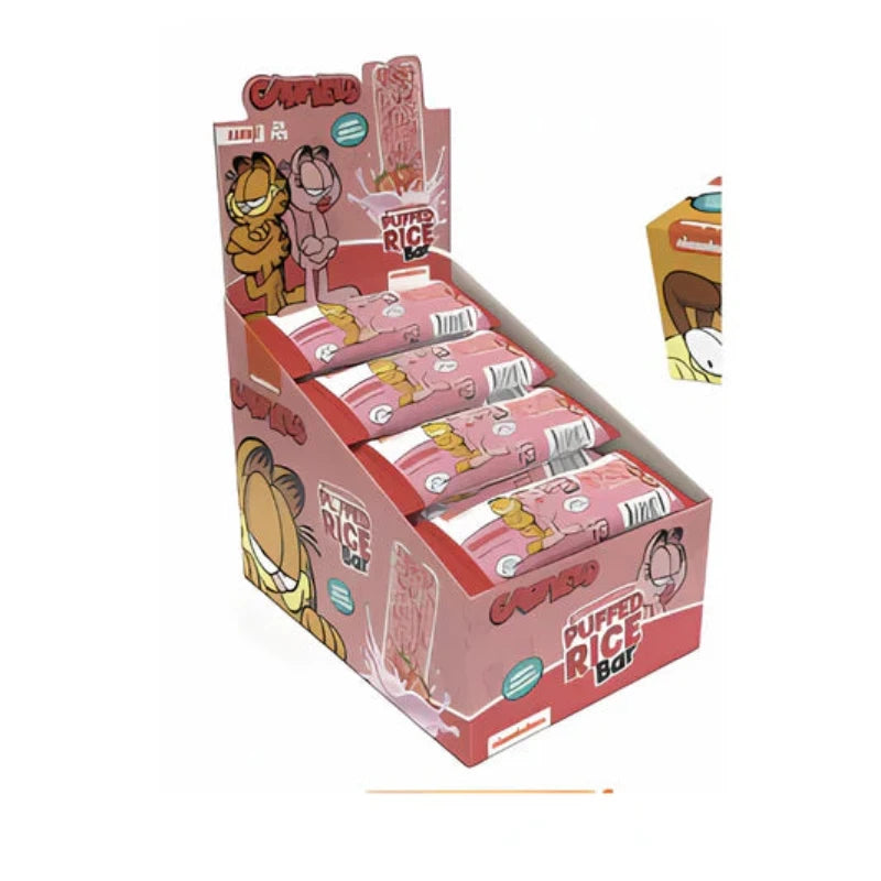 Garfield Puffed Rice Bar Strawberry 22.5g MHD: 11.06.2025 – KKB Sweets ...