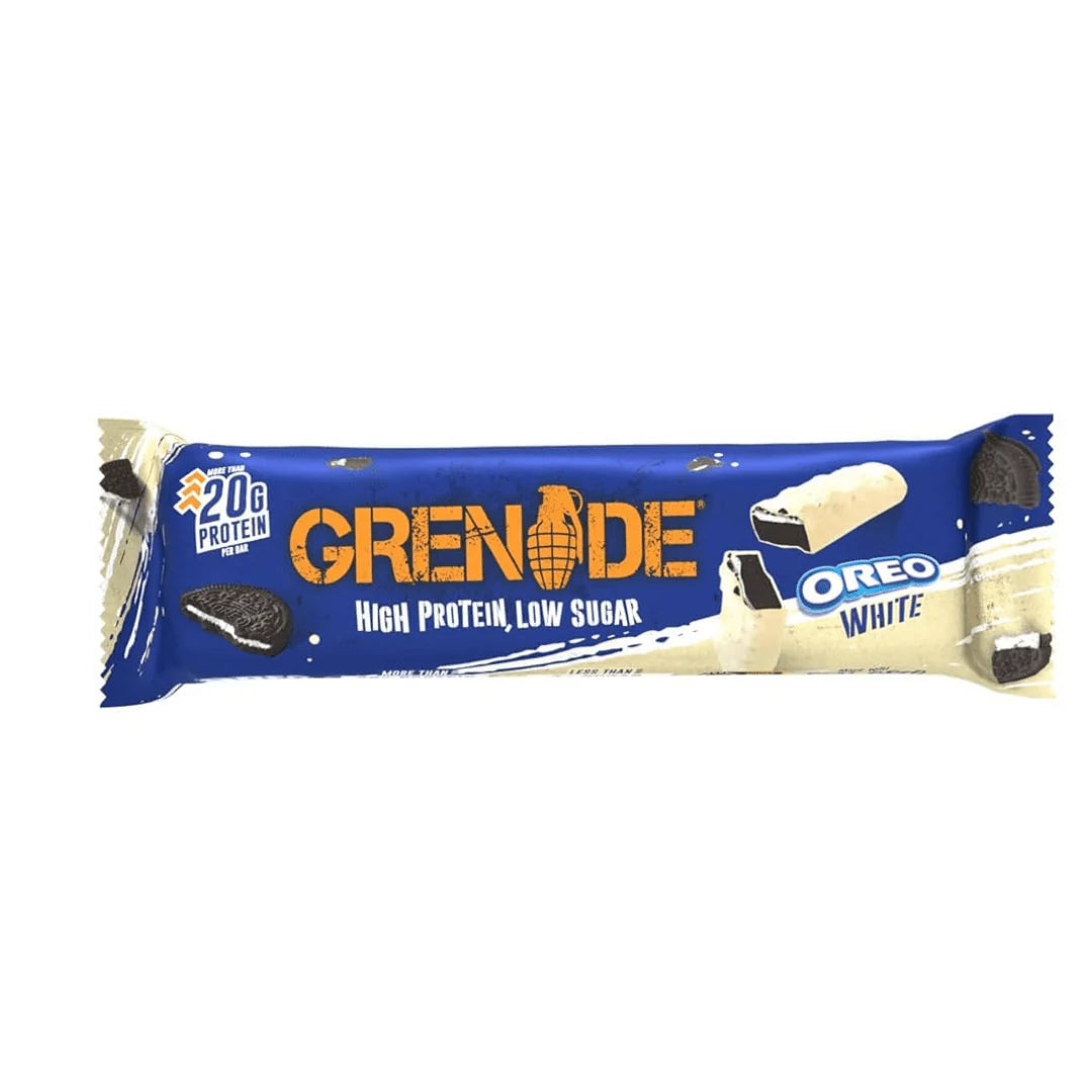 Grenade Protein Bar Oreo White 60g – KKB Sweets And More